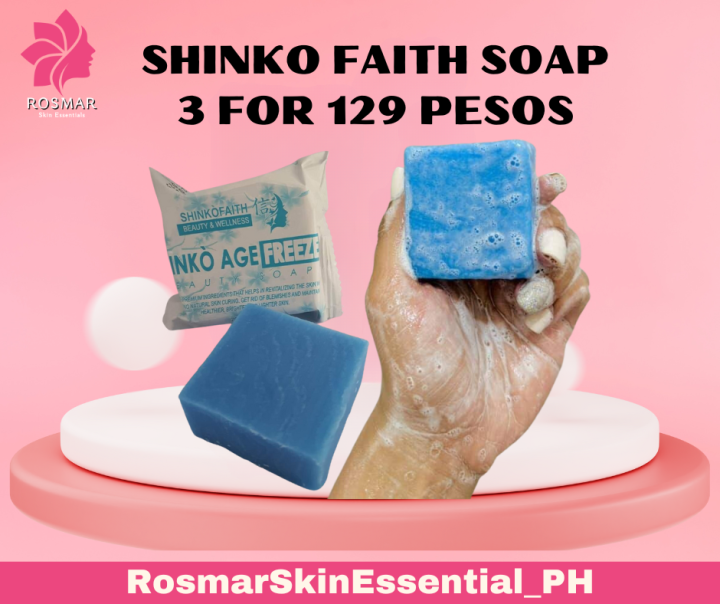 Shinkō Whitening Soap Shinko Age Freeze Beauty Soap 70g Shinko Ice Soap ...