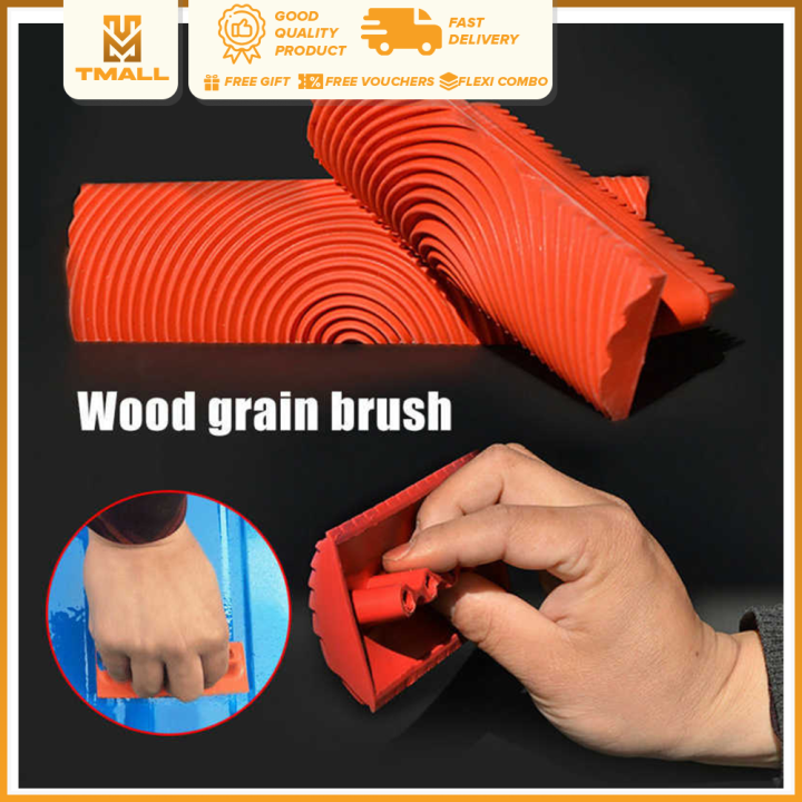 TMALL 2pcs Wood Graining Grain Rubber Patin Painting Effects Simulating ...