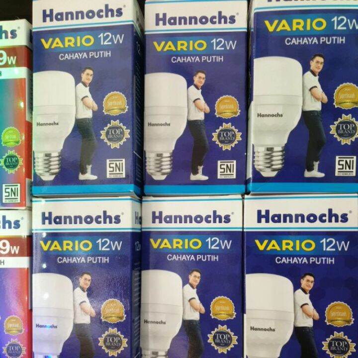Bohlam / bola led hannochs vario 12 watt | Lazada Indonesia
