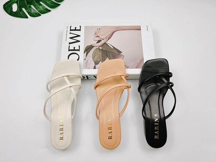 [ส่งเร็วพิเศษ!] rarin [ Gina ] จีน่า รองเท้าแฟชั่น ความสูง 1 นิ้ว ใส่ ...