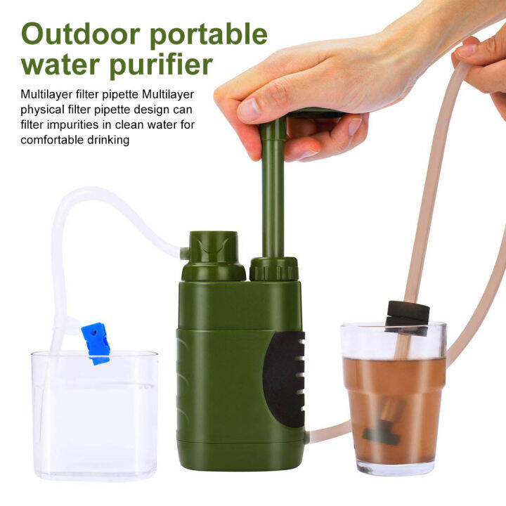 【Ready Stock】WESTON Outdoor Water Purifier Portable Filtration and ...