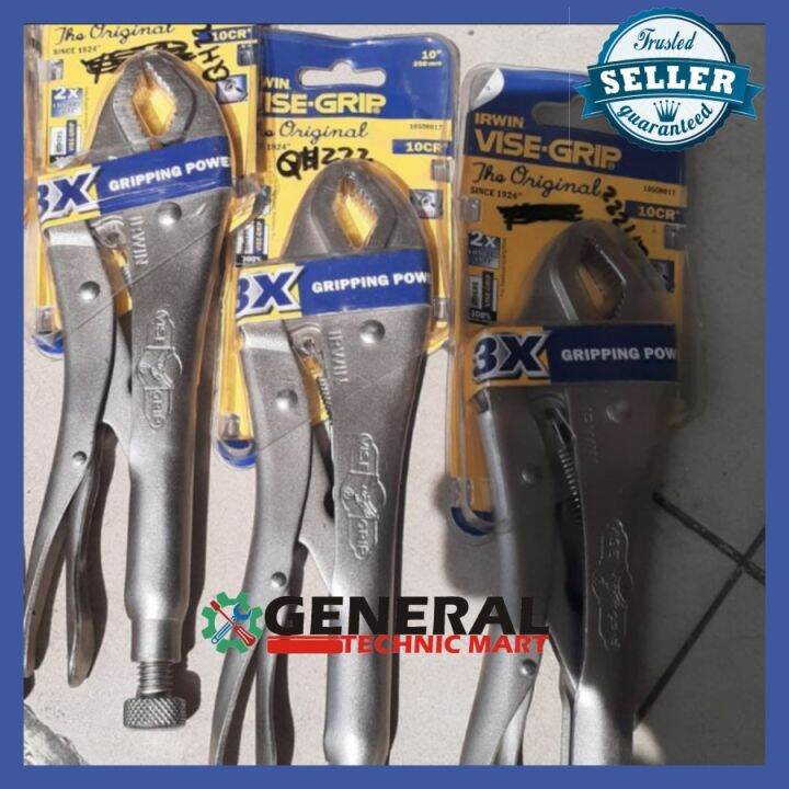IRWIN VISE GRIP Tang Buaya IRWIN 10" CR EU ORIGINAL | Lazada Indonesia
