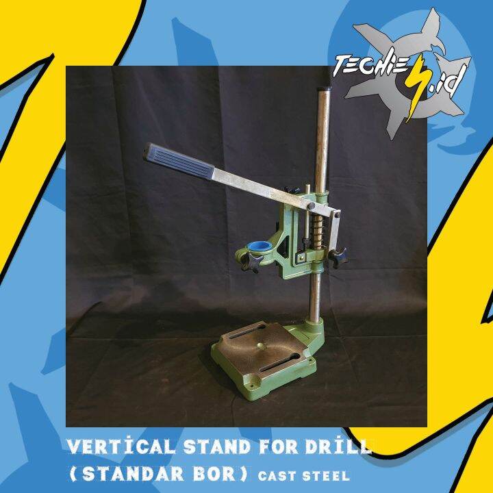 Vertical Stand For Drills (Standar Vertikal Bor) Cast Steel | Lazada ...