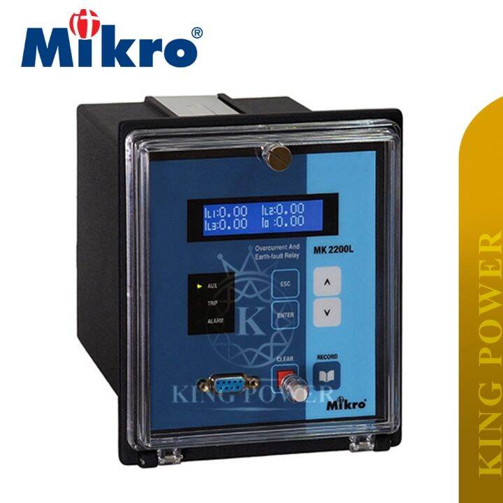 MIKRO MK2200L-150D ( 24-150VDC ) COMBINED OVERCURRENT & EARTH FAULT ...