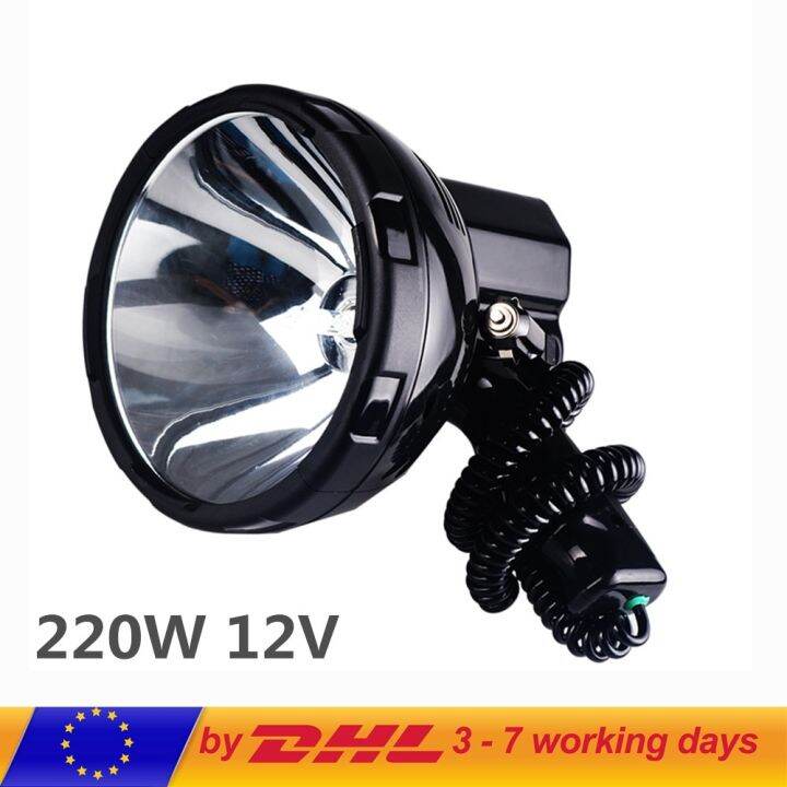 220W xenon spotlight Spot lights hand held large flashlight Protable ...