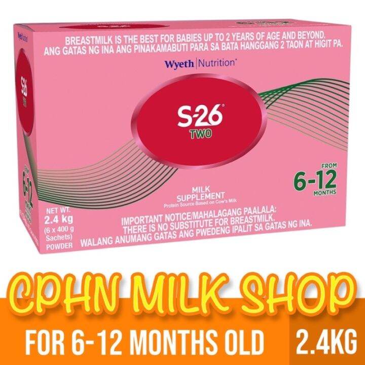 S-26 TWO 2.4kg 6-12 Months Old Milk Supplement | Lazada PH