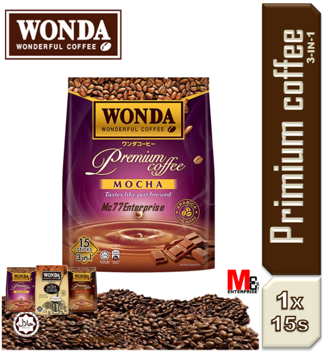 Wonda Coffee 3in1 Coffee Mix 25g x 15s MOCHA | Lazada