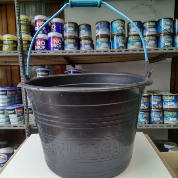 Ember Plastik Hitam Ember Anti Pecah Ember Cor Ukuran Besar | Lazada ...