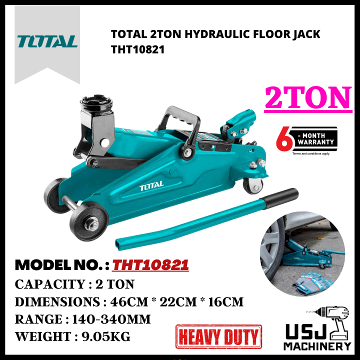 TOTAL 2Ton Hydraulic Floor Jack THT10821 - Original Total Product - 6 ...