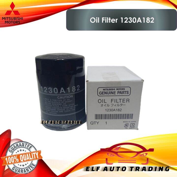 Oil Filter (1230A182) Mitsubishi Montero Gen3 (2016 - 2022), Mitsubishi ...