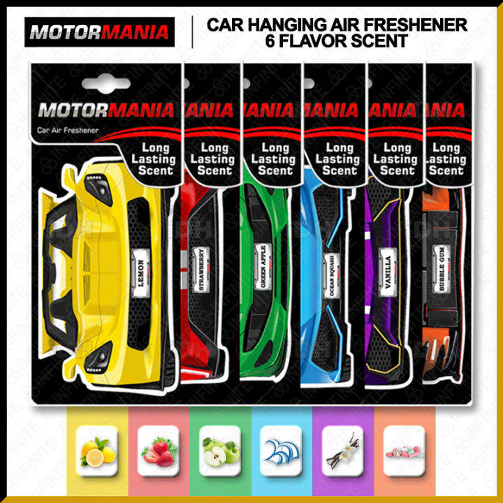 MOTORMANIA 6 Flavor Scents Car Air Freshener Perfume Scent Car Hanging ...