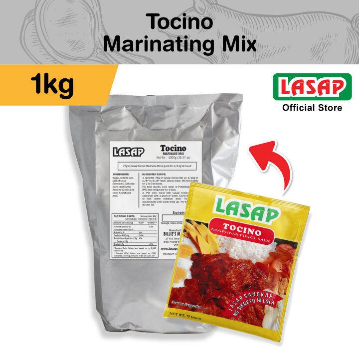 Lasap Tocino Marinating Mix 1kg (Institutional) | Lazada PH
