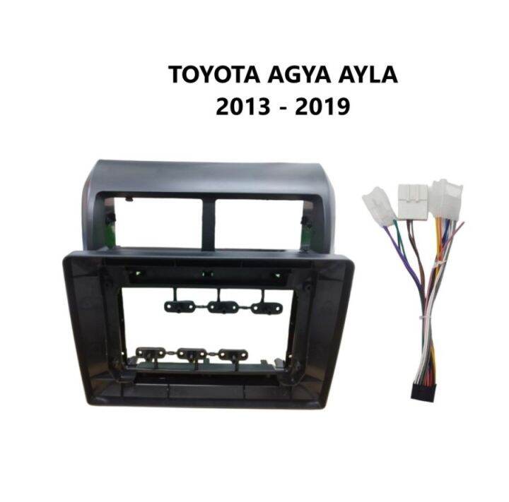 Frame 10 inch Toyota Agya / Daihatsu Ayla / Wigo 2013 - 2019 Panel Head ...