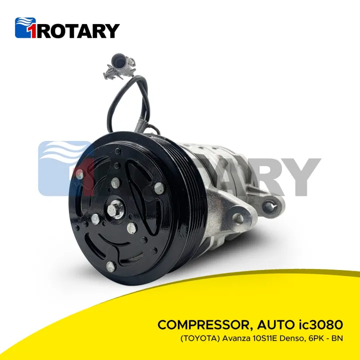 1Rotary Auto Compressor Toyota Avanza 10S11E Denso, 6PK - BN IC3080 ...