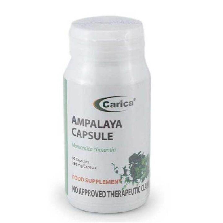 Carica Ampalaya Capsules(Bitter Melon-Momordica charantia) 90 Capsules ...