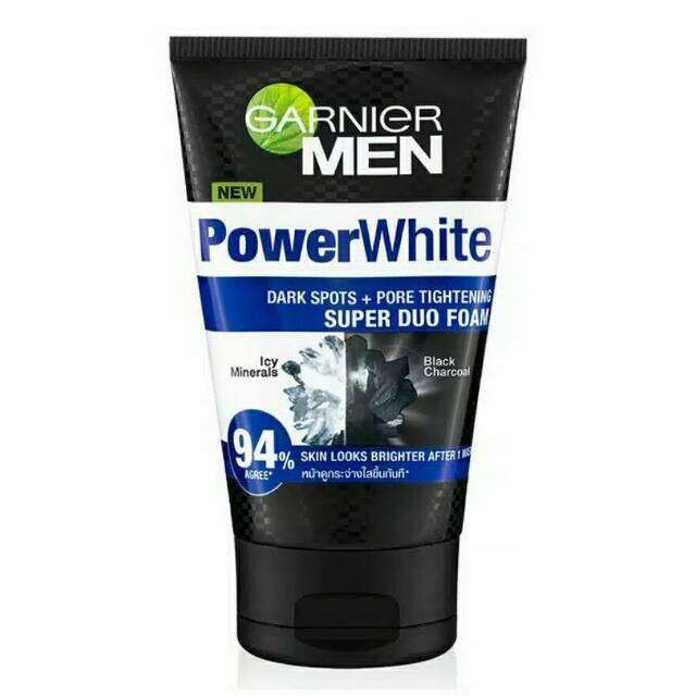 Garnier Men Turbo Bright Dark Spots + Pore Tightening Super Duo Foam ...
