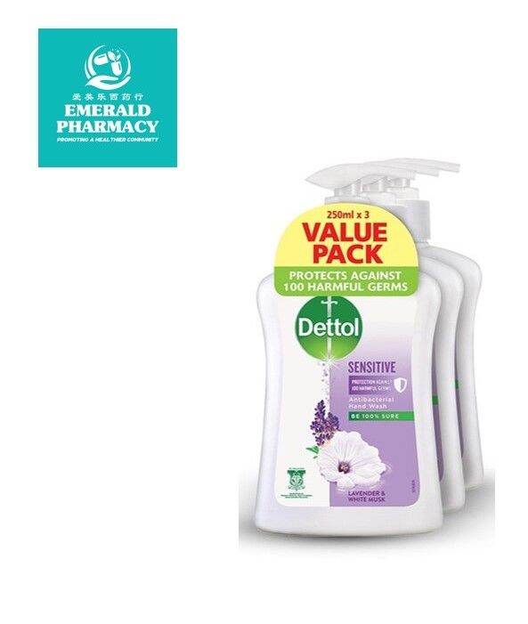DETTOL HANDWASH SENSITIVE 250GX3/250G | Lazada
