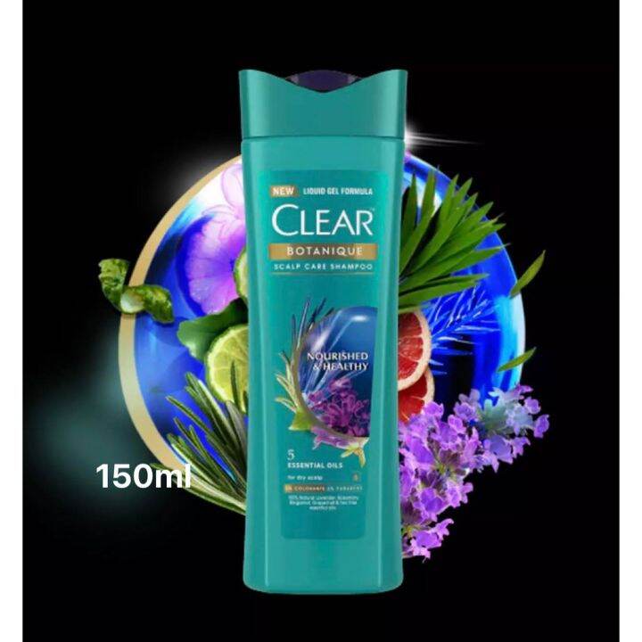 CLEAR BOTANIQUE Nourished & Healthy Scalp Care Shampoo 150ml | Lazada