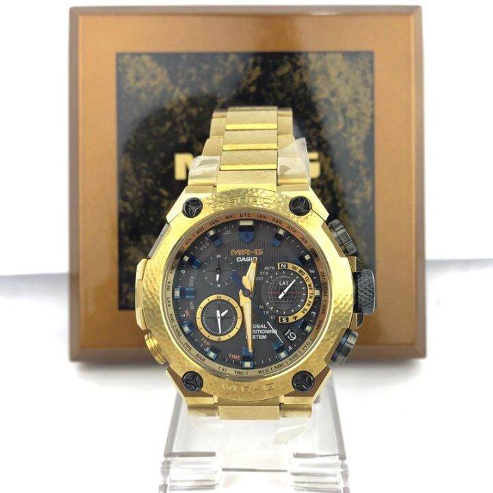 Casio G-Shock MR-G Titanium “ Gold Hammer “ Tone GPS Hybrid MRG-G1000HG ...
