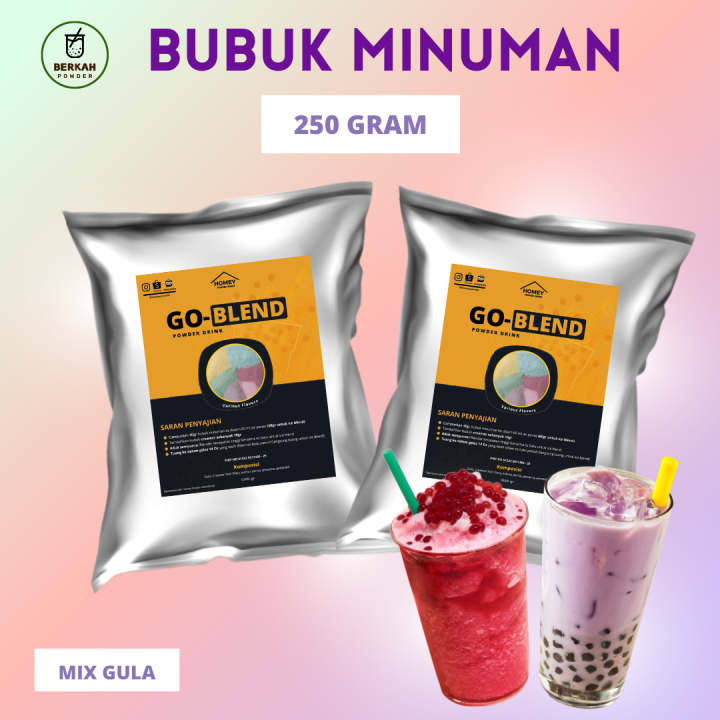 Bubuk Minuman Rasa 250gr / Bubuk Minuman Kekinian 250 gram / Bubuk ...