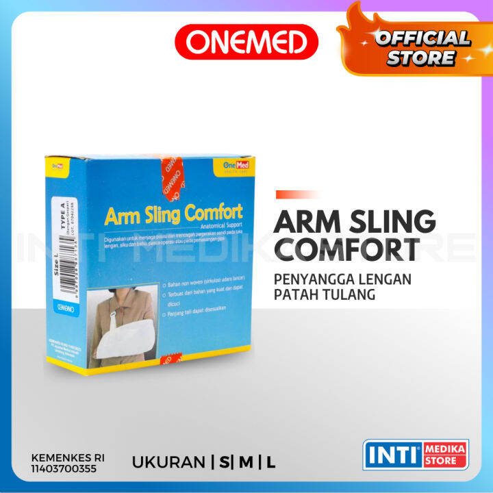 ONEMED - Arm Sling Comfort | Penyangga Lengan Patah Tulang | Lazada Indonesia