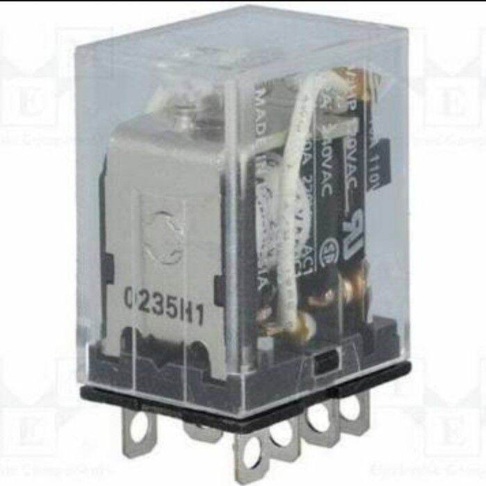 Pengontrol Saklar Otomatis Pengantar Listrik Relay Omron LY2N 12VDC ...