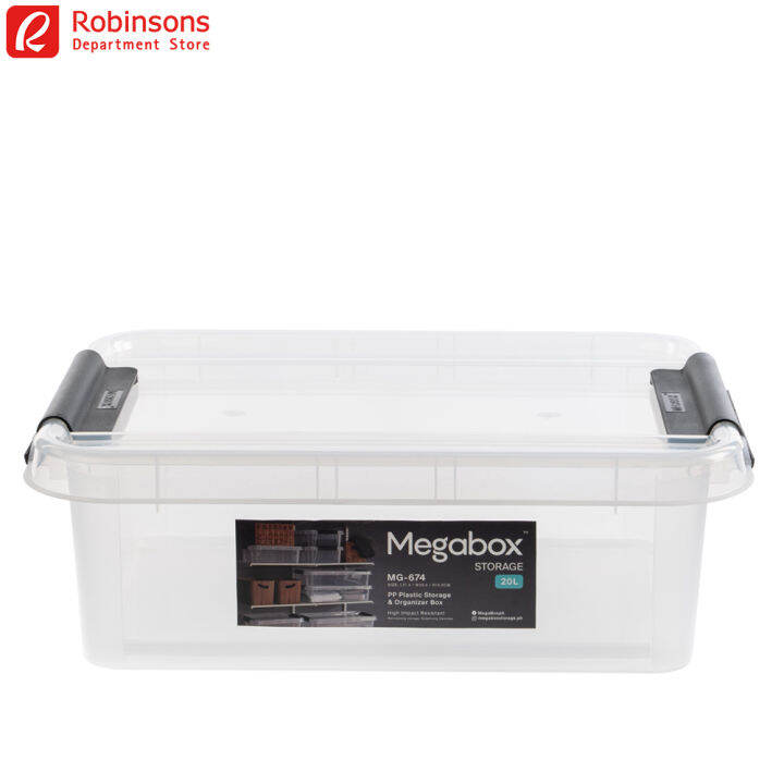 Megabox 20L Storage Box (Clear) | Lazada PH