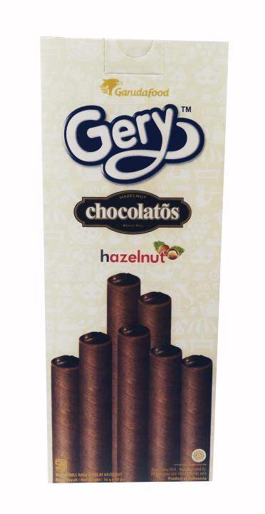 Gery Chocolatos Wafer Roll Hazelnut (16g x 10 pcs) | Lazada