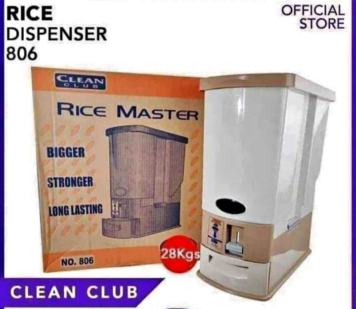 CLEAN CLUB RICE DISPENSER 28KGS(CC-806) | Lazada PH