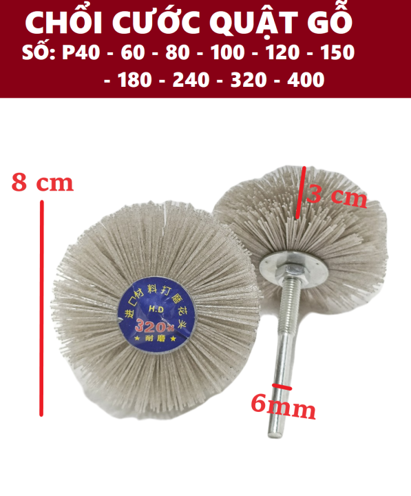 Chổi cước quật đánh bóng gỗ P60 80 100 120 150 180 240 320 400 | Lazada.vn