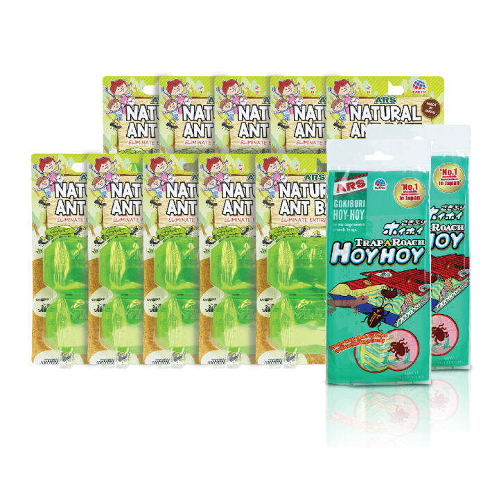 10x ARS Ant Bait Natural Ant Killer with Boric Acid + FREE ARS Hoy Hoy ...