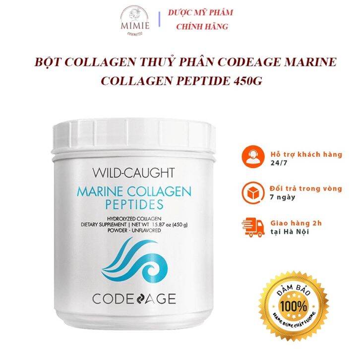 Bột Collagen Giúp Trẻ Hóa Da Code Age Marine Collagen Peptides 450g ...