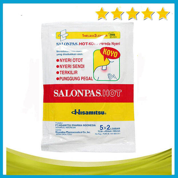 SALONPAS HOT Isi 10 Lembar | Koyo Salonpas Super Panas | Lazada Indonesia