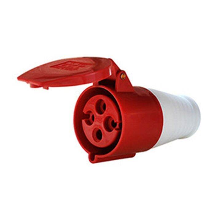 Rubber Industrial Male & Female Plug Socket 3P/4P/5P Wall Mounted ...