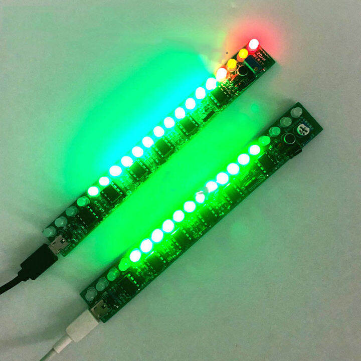 USB Sound Control Audio Spectrum Light Kit Led Car Volume Level ...