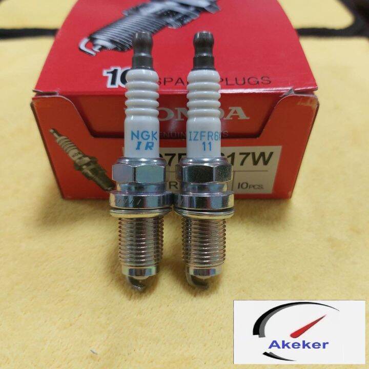 NEW Genuine HONDA IZFR6K11 SPARK PLUGS # 9807B-5617W 9807B-561BW ...