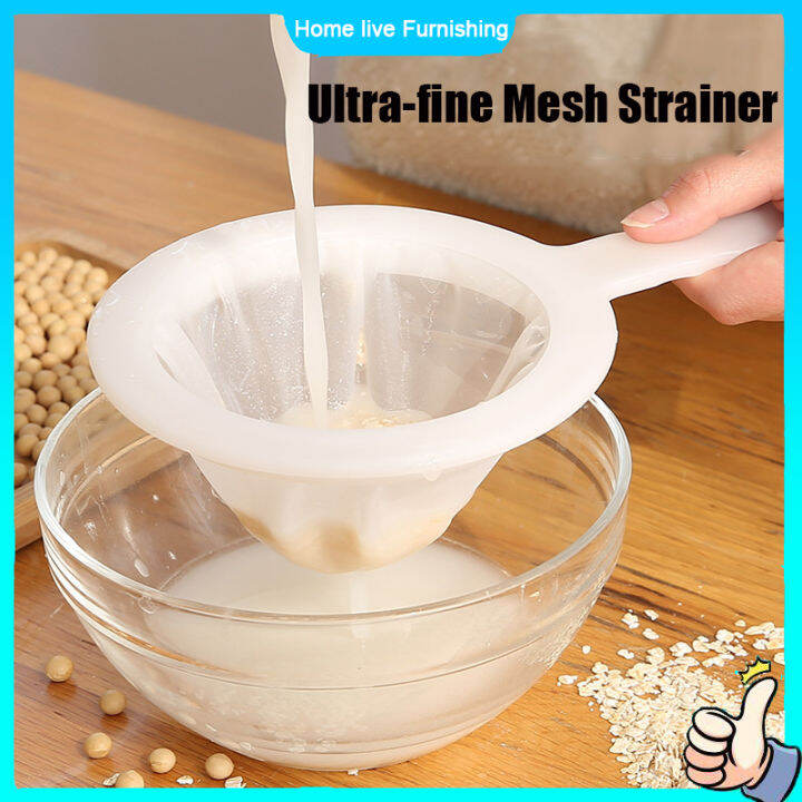Ultra-fine Mesh Strainer 400 Mesh Filter Spoon Fine Colander Strainer Kitchen Strainer for Sieve ...