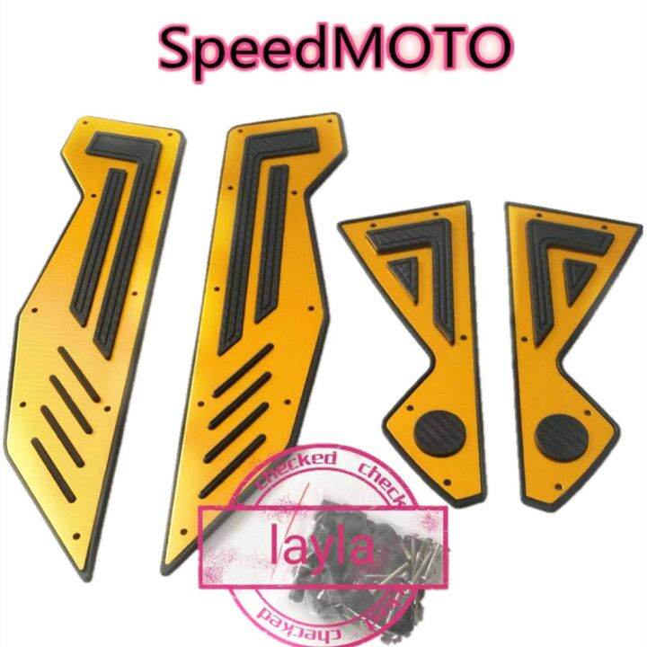 SpeedMOTO NMAX Foot board Matting With Complete Bolts And Nuts Included ...