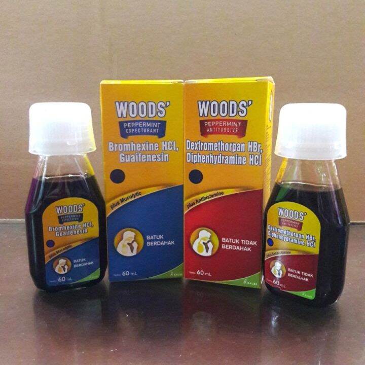 Obat batuk WOODS MERAH WOODS BIRU SIRUP 60 ML | Lazada Indonesia