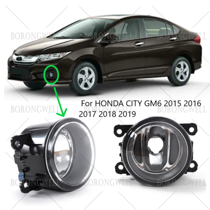 ไฟตัดหมอกด้านหน้าหนึ่งคู่สำหรับ HONDA CITY ปี GM6 2014 2015 2016 2017 2018 2019 | Lazada.co.th