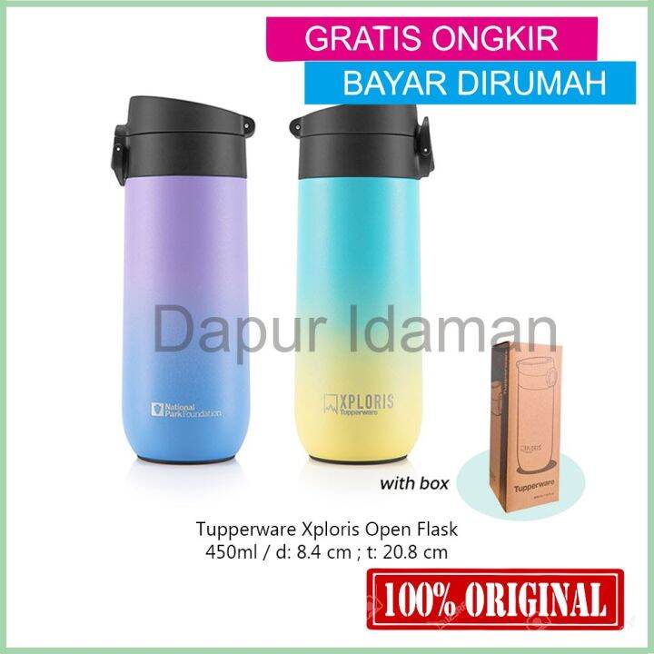 Tupperware Xploris Open Flask free box Tupperware Promo Juli 2023 | Lazada Indonesia