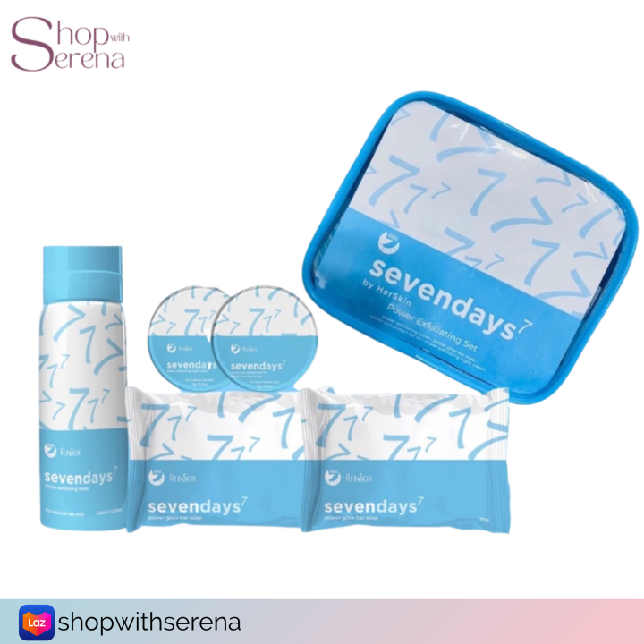HER SKIN SEVENDAYS Rejuvenating Power Exfoliating Set Revita ...