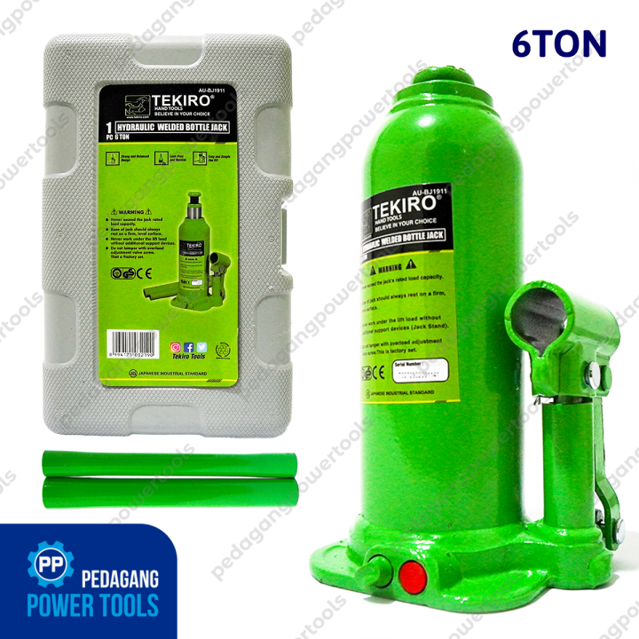 TEKIRO Dongkrak Botol 6 ton Hidrolik Mobil Truk Hydraulic Bottle Jack ...