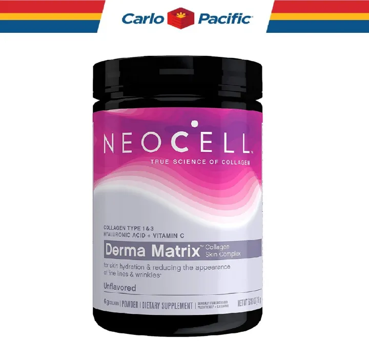 NeoCell Derma Matrix with Vitamin C & Hyaluronic Acid Unflavored 6.46oz ...
