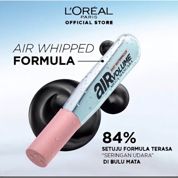 LOREAL PARIS AIR VOLUME MEGA MASCARA EASY WATERPROOF MASKARA LOREAL ...