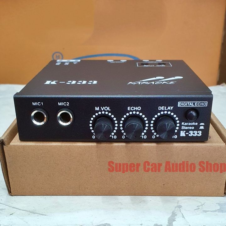 ปรีไมค์ ปรีแอมป์รถยนต์ ปรีไมค์รถยนต์ รุ่น K-333 | Lazada.co.th