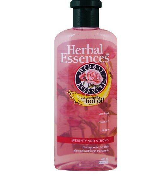 ของแท้ ใหม่ Herbal Essences with Camellia Hot Oil แชมพูใสสีชมพู ผม ...