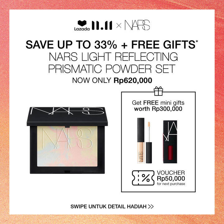[PRE-ORDER 28 OCT - 10 NOV] NARS Light Reflecting Prismatic Powder Moonwave - FREE Deluxe Size ...