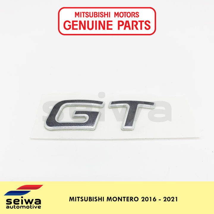 [2016 - 2021] Mitsubishi Montero GT Emblem - Genuine Mitsubishi Auto ...