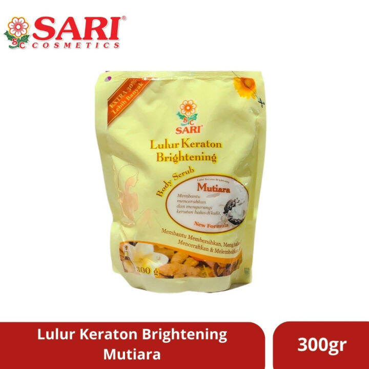 Sari Cosmetics - Lulur Keraton Brightening Mutiara 300 gr | Lazada ...